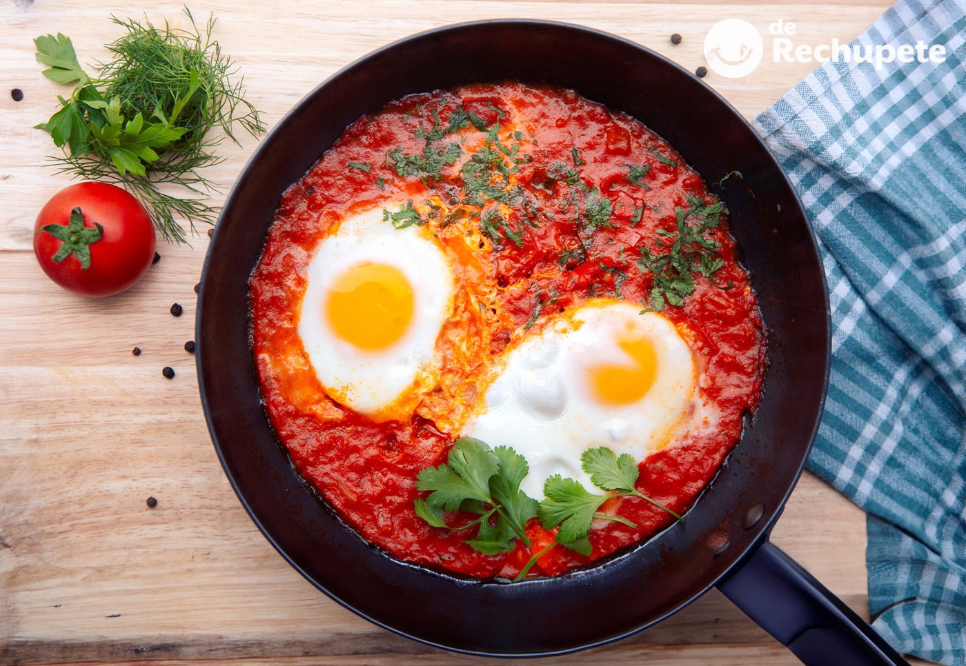 Huevos al plato. La receta tradicional más fácil - De Rechupete