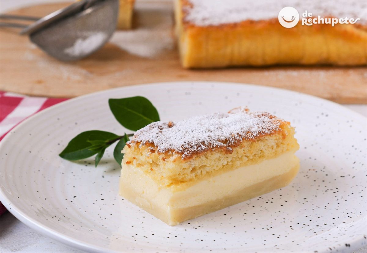 Pastel mágico o inteligente. Un postre fácil y delicioso - De Rechupete