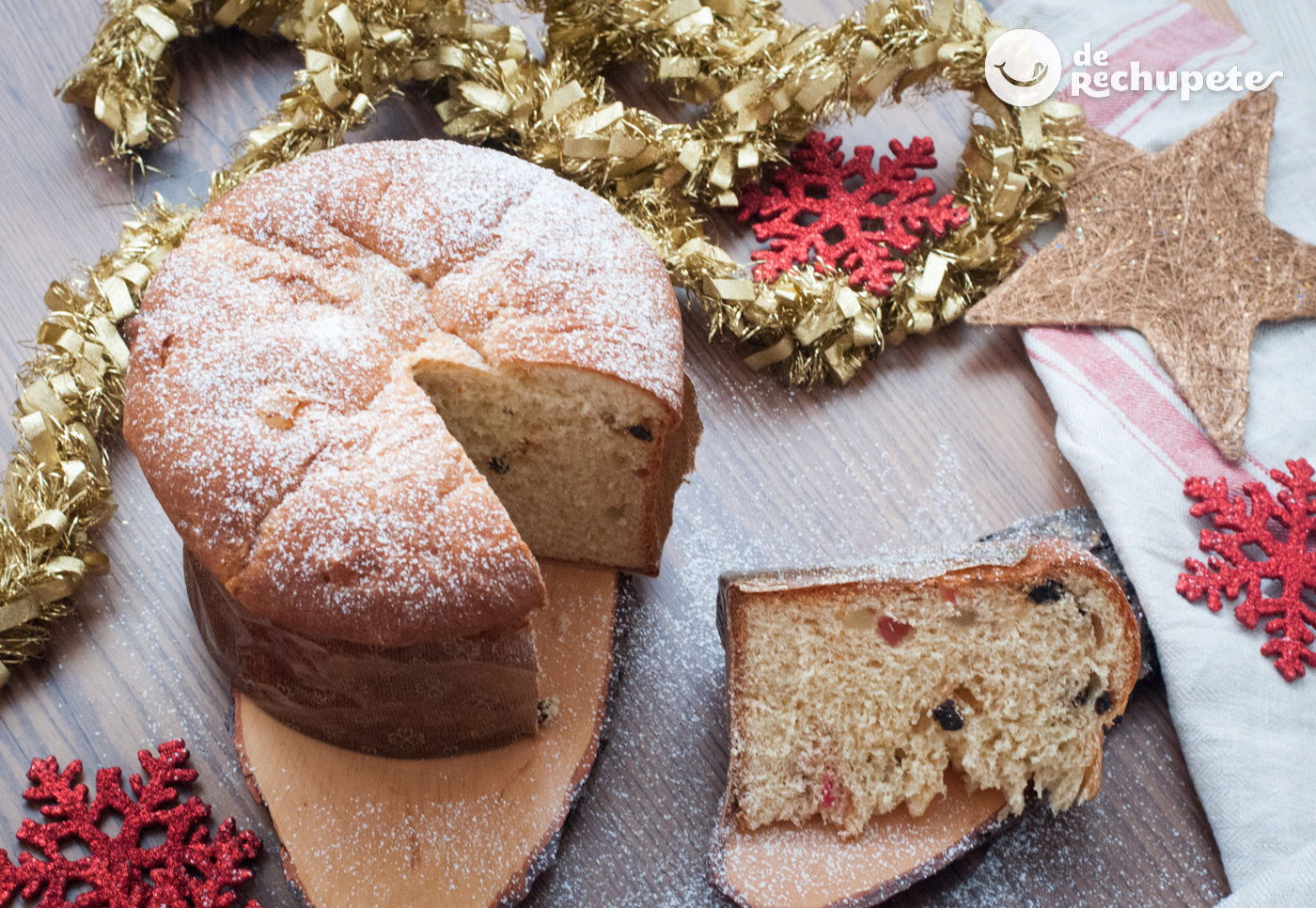 Panettone o pan dulce de Navidad - De Rechupete