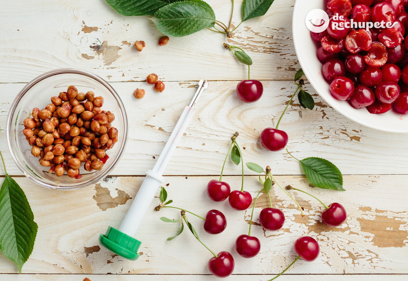 Cómo deshuesar cerezas y picotas fácilmente sin partirlas - De Rechupete