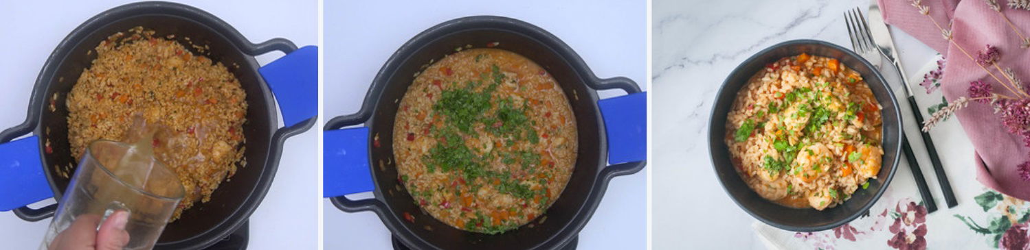 Arroz caldoso de camarones. Receta de arroz fácil, rápida y rica - De ...