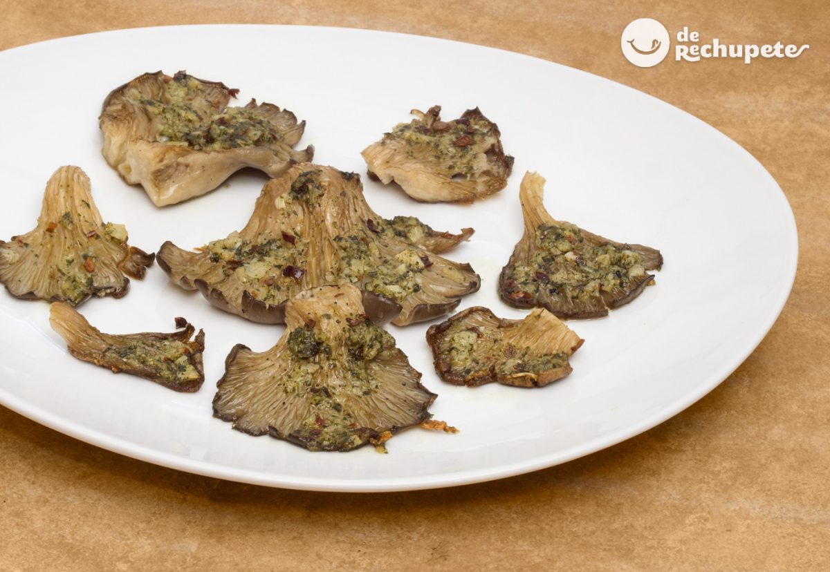 Setas al horno. Receta rápida, fácil y saludable - De Rechupete