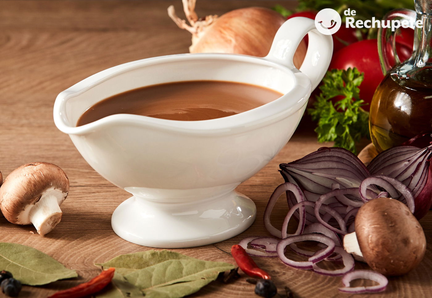 Salsa española con champiñones - De Rechupete