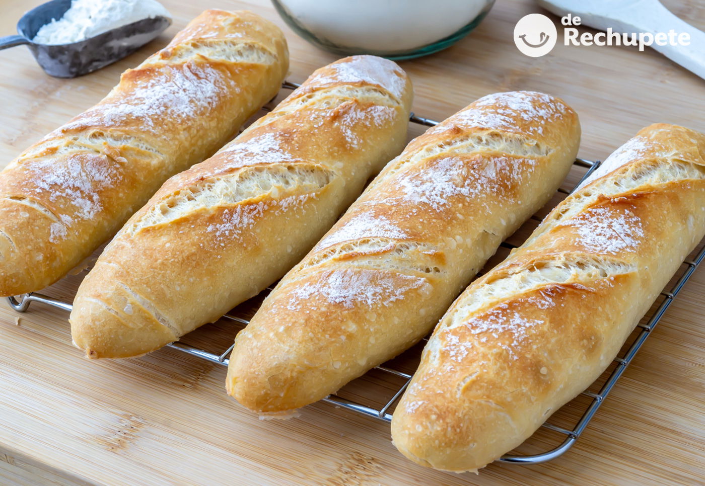 Cómo hacer pan para bocadillos - De Rechupete