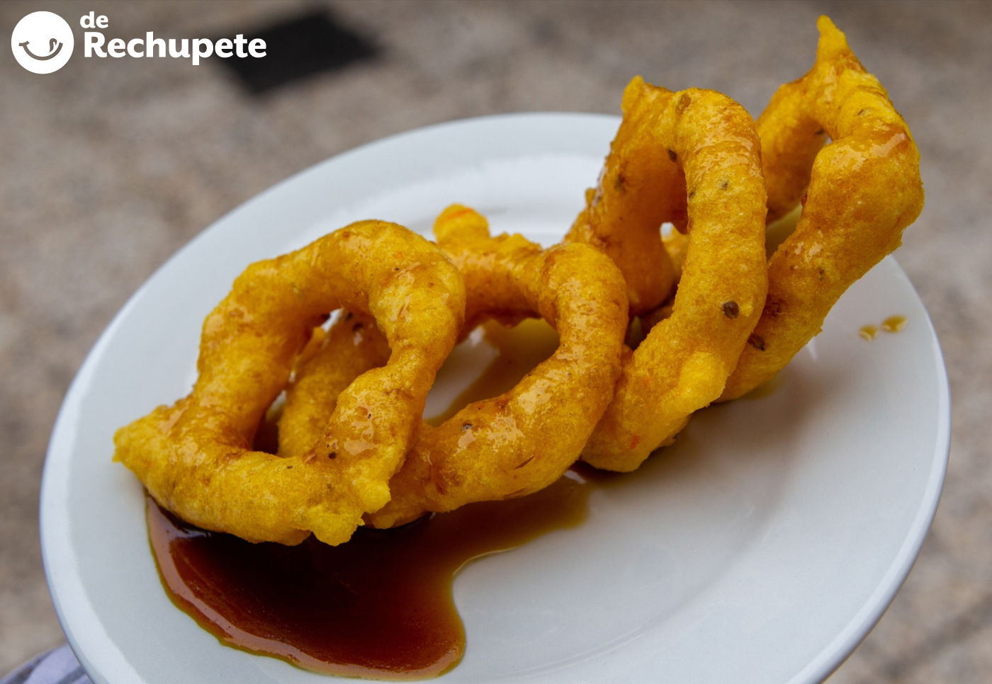 Picarones peruanos con miel o jarabe de cachaza paso a paso - De Rechupete