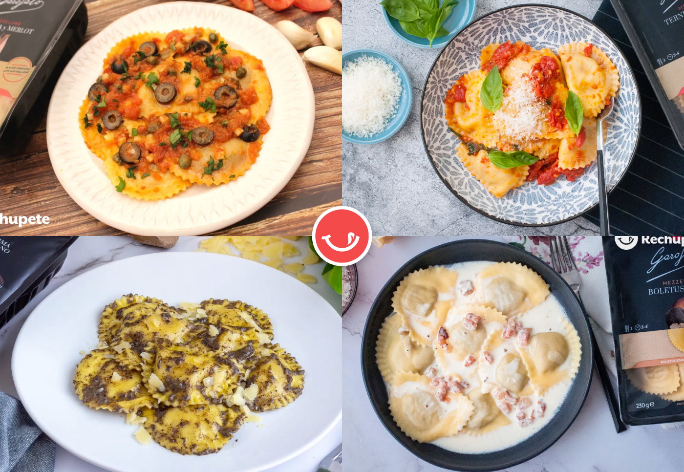10 recetas de Mezzelune. Pasta fresca italiana con mucho sabor