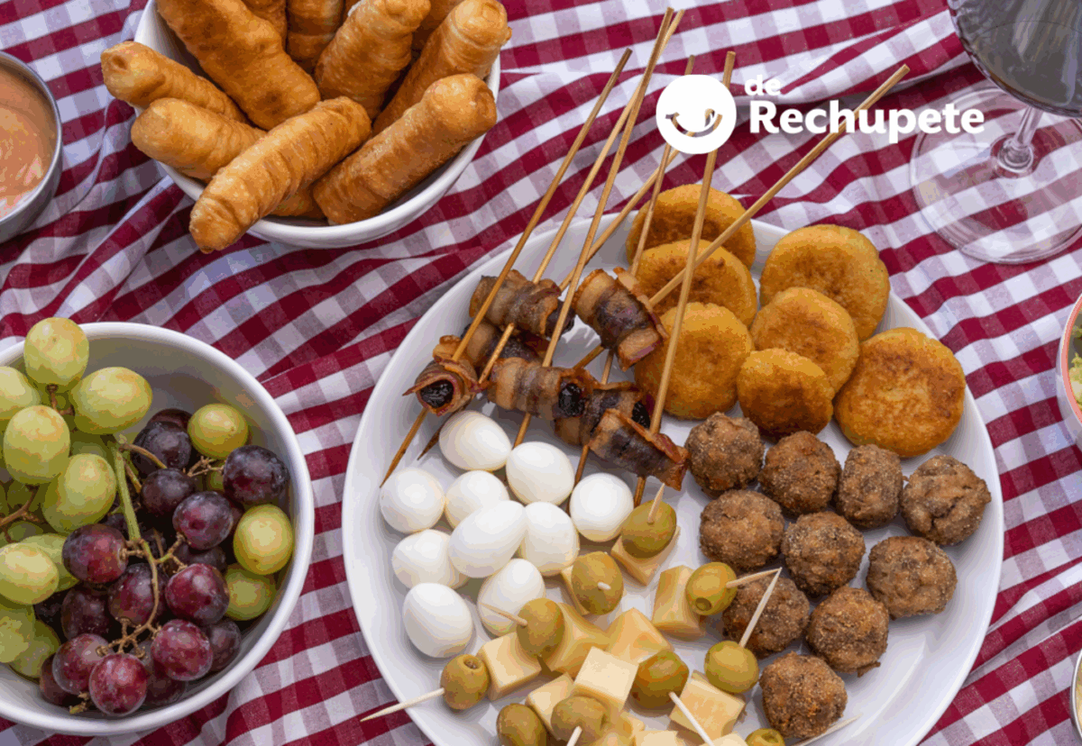 Bandeja de pasapalos venezolanos - De Rechupete