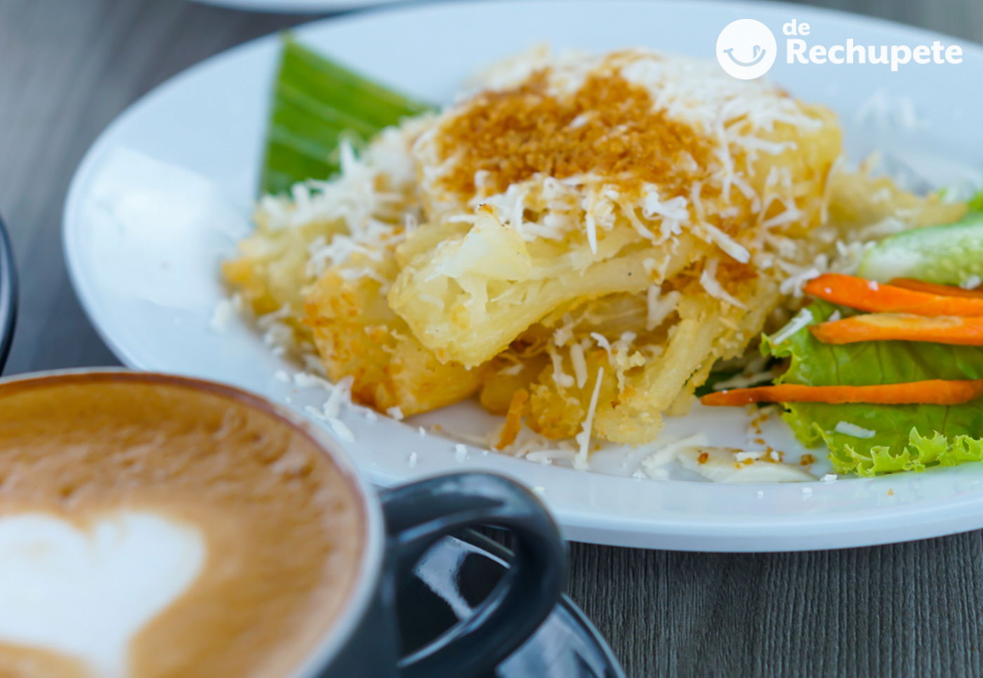 Yuca al horno o yuca asada - De Rechupete